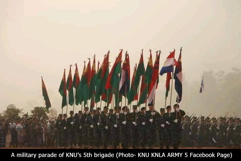 KNU accuses military of using drones to spy on its bases