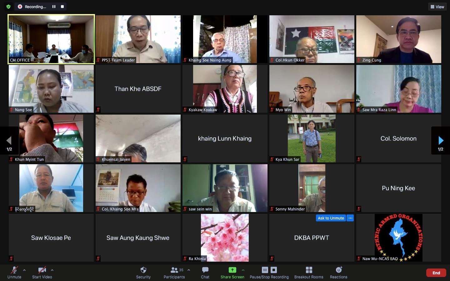 NCA-signatory EAOs take ‘initial step’ toward forming coalition with non-signatories